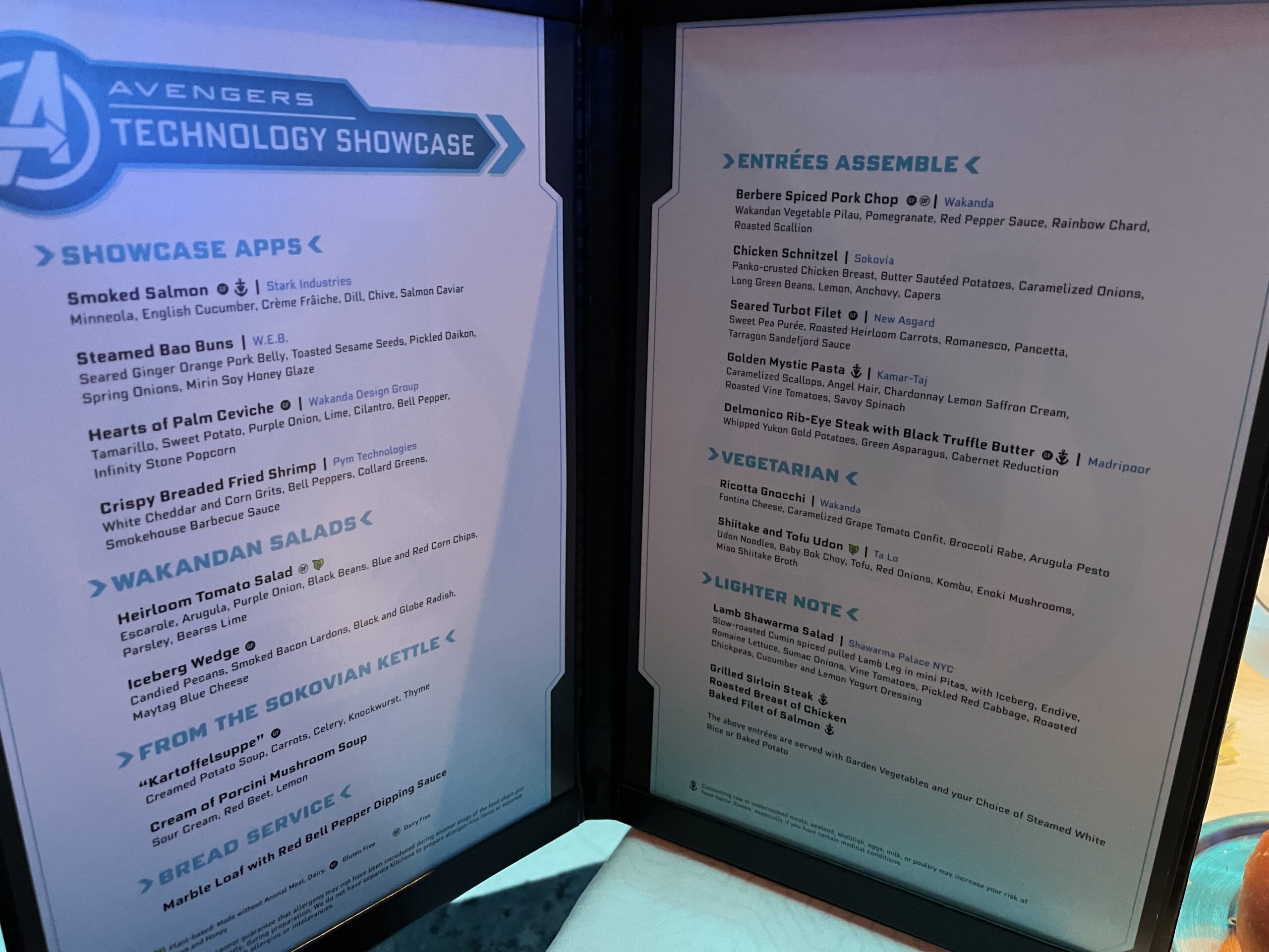 Marvel Restaurant at Sea - Marvelous Mouse Travels